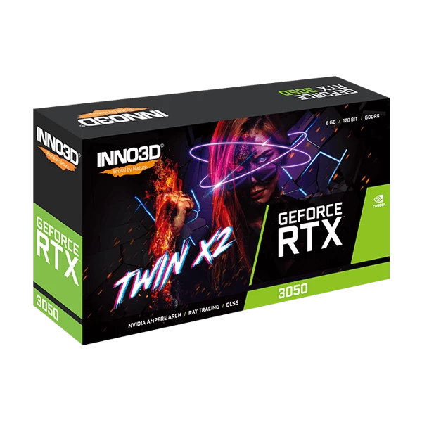 INNO3D GEFORCE RTX 3050 Twin X2 8GB - Computech Store