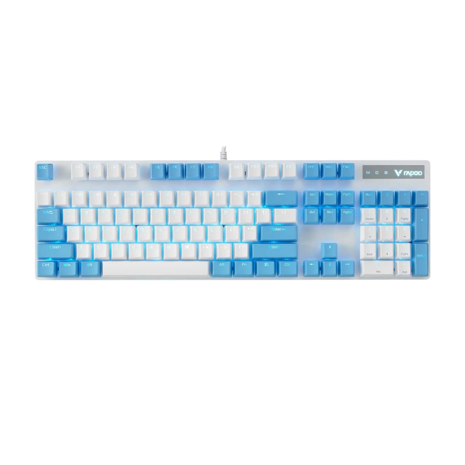 Buy Rapoo V500 PRO Mechanical Gaming Keyboard (White Cerulean ...
