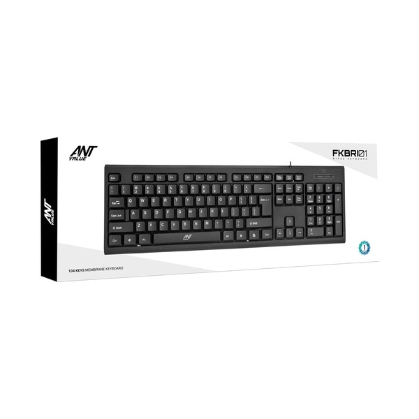 Buy Ant Value Fkbri01 Wired Usb Multi-Device Keyboard (Black ...