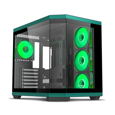 Buy Ant Esports Ant Esports Crystal X11 (ATX) Mid Tower Cabinet (Green ...