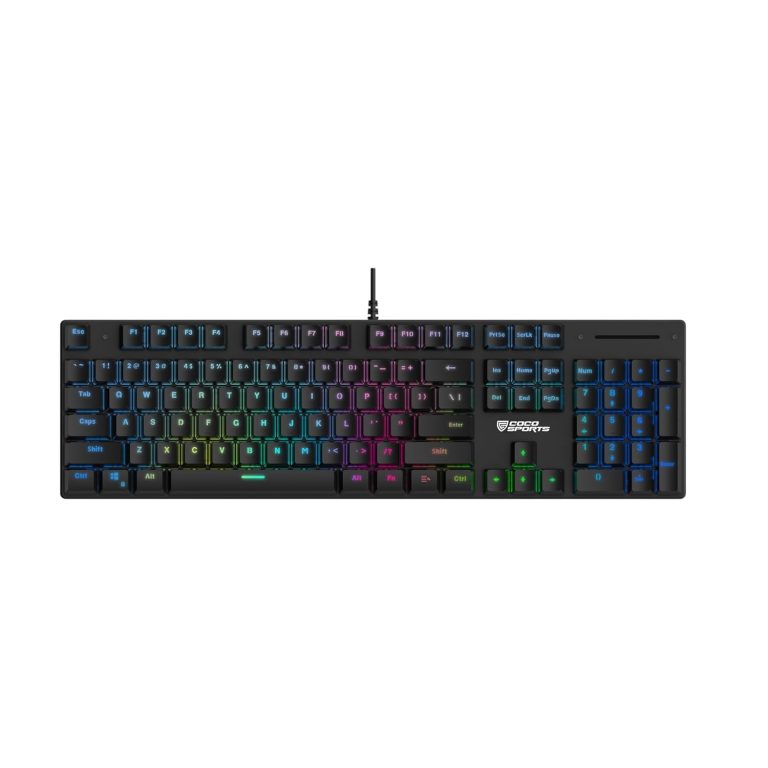 Buy Coconut Hurricane 104 Keys Wired Gaming Keyboard (Black ...