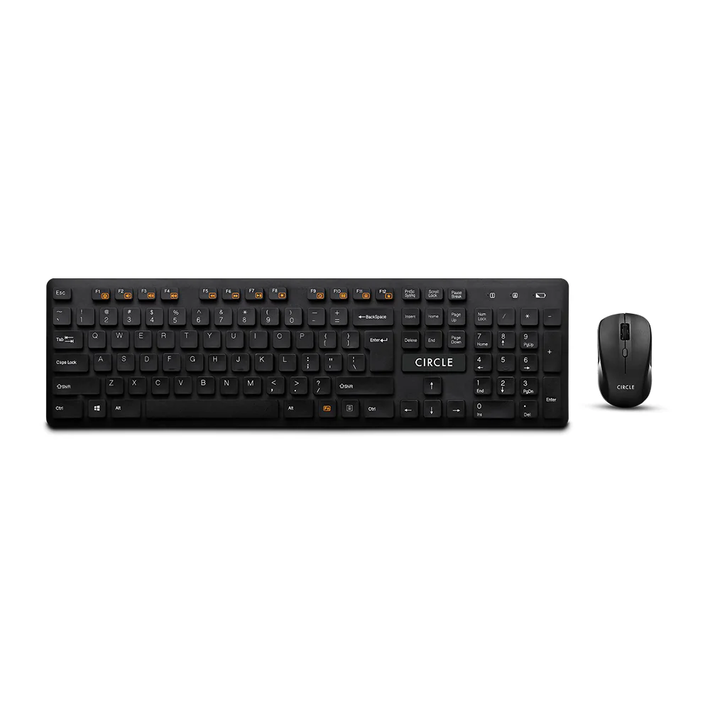 Buy Circle Rover A7 Wireless Combo Keyboard - Black - Computech Store