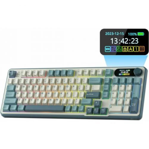 Buy RK ROYAL KLUDGE S98 Mechanical Keyboard Light Cloud Chartreuse ...
