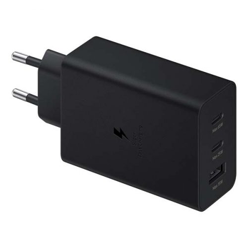 Buy Samsung Original 65W Tri Port, Type-C & USB-A, Super Fast Charger ...