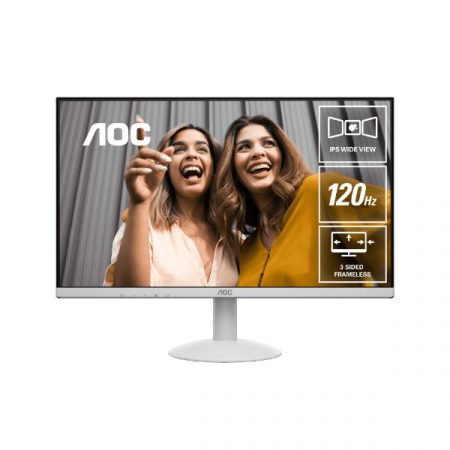 Buy AOC 24B30H2/BW 23.8" IPS Monitor - White - Computech Store